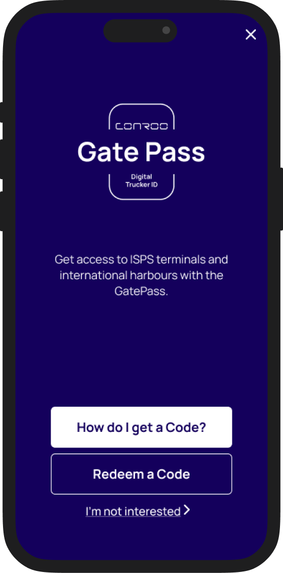 Gate Pass - DE - CONROO